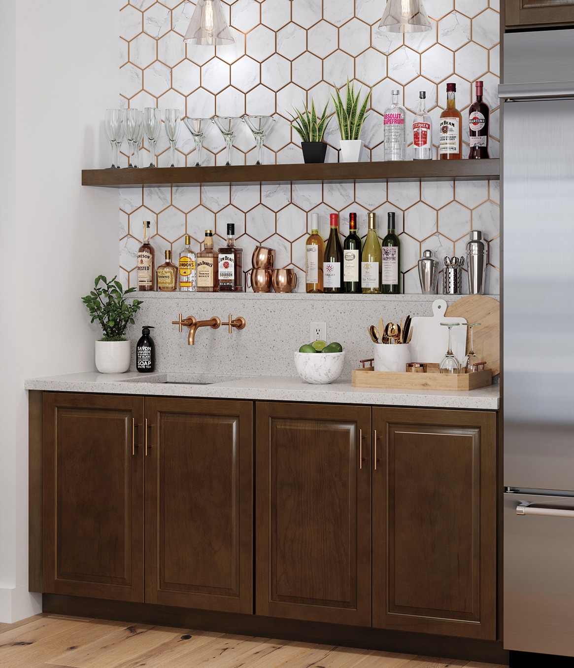 Coffee Bar and Wet Bar Ideas for your Entertainment Space - Elite ...